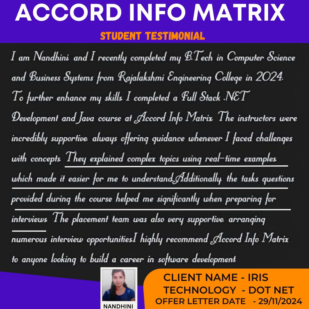 Placement - Accordinfomatrix